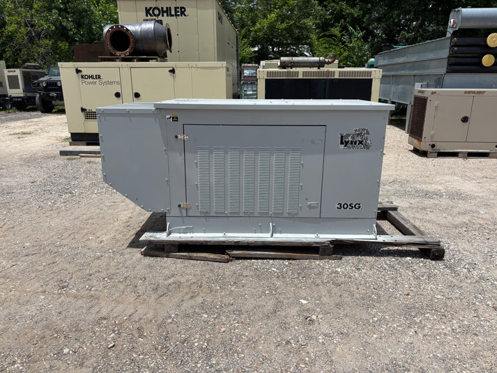 Lynx 30kw Natural gas/Propane Generator 434 Hours – All-Red Services LLC